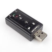 China Plug and Play Audio Mic Studio USB External Sound Card Adapter for sale