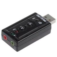 China Plug and Play Audio Mic Studio USB External Sound Card Adapter for sale