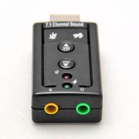 China Plug and Play Audio Mic Studio USB External Sound Card Adapter for sale