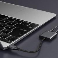 China Plug and Play Audio Mic Studio Headset USB External Sound Card Adapter for Laptop for sale