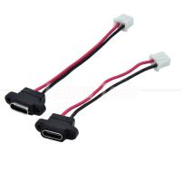China Waterproof USB Type C Female to PH 2.0 XH 2.54 Connector Cable 10cm 3A for sale