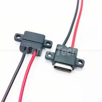 China Waterproof USB Type C Solder Female Jack Socket Wire Cable for Laptop Printer for sale