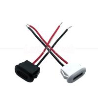 China Waterproof USB Type C 2 Pin Female Socket Wire Cable for Lamp Vehicles for sale