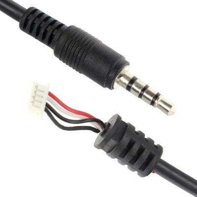 China Custom 3.5mm TRRS Audio Jack to JST 2.0mm 2.54mm Pitch Connector Cable 1M for sale