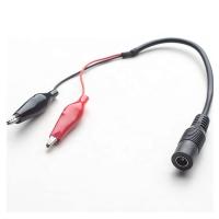 China 5.5x2.1mm DC Female to Dual Alligator Clips Power Testing Adapter Cable for sale