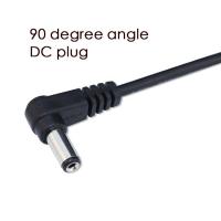 China 90 Degree Angle USB to 5V DC Power Charging Cable 5.5x2.1mm 1M 2A for sale
