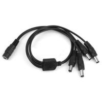 China 1 to 4 Way DC Power Splitter Cable 5.5x2.1mm 5V 1A for CCTV Camera LED Strip Lighting for sale