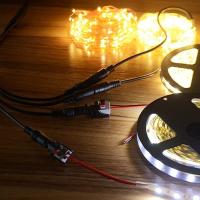 China 1 to 4 Way DC Power Splitter Cable 5.5x2.1mm 5V 1A for CCTV Camera LED Strip Lighting for sale