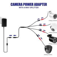 China 1 to 4 Way DC Power Splitter Cable 5.5x2.1mm 5V 1A for CCTV Camera LED Strip Lighting for sale