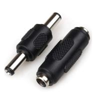 China 12V 24V DC Barrel Jack Power Connector Adapter 2.1x5.5mm 2.5x5.5mm Male Female for sale