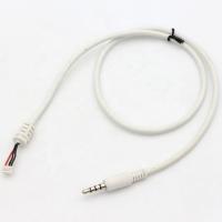 China Custom White 3.5mm TRRS Audio Jack to JST 2.0mm 2.54mm Pitch Connector Assembly Cable for sale