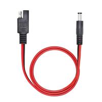 China 14AWG DC Plug 5.5x2.1mm to SAE 2-Pin Extension Cable 0.6m for Automotive RV Solar Panel for sale