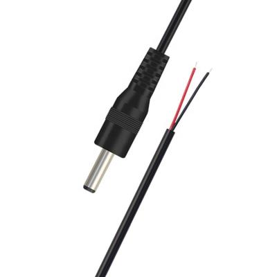 China DC Barrel Jack Male 3.5x1.35mm to Stripped Wire Cable - 1m 2m 3m 5m Lengths for LED Power Supply for sale