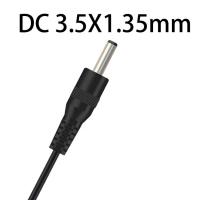 China DC Barrel Jack Male 3.5x1.35mm to Stripped Wire Cable - 1m 2m 3m 5m Lengths for LED Power Supply for sale
