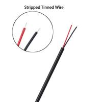China 90 Degree Right Angle DC Barrel Jack Male 3.5x1.35mm to Stripped Tinned Wire Pigtail Bare End Cable 1m for sale