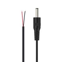 China DC Barrel Jack Male 3.5x1.35mm to Stripped Wire Cable - 1m 2m 3m 5m Lengths for LED Power Supply for sale