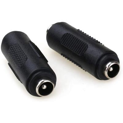 China 12V 24V 5.5mm x 2.1mm Female to Female DC Power Jack Connector Adapter for LED Strip CCTV Camera for sale