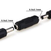 China 12V 24V 5.5mm x 2.1mm Female to Female DC Power Jack Connector Adapter for LED Strip CCTV Camera for sale