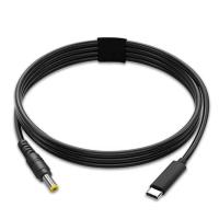 China 60W 20V 3A USB Type-C to DC 5.5x2.5mm Power Adapter Cable 1.5m for Laptop Charging for sale