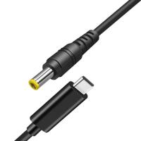 China 60W 20V 3A USB Type-C to DC 5.5x2.5mm Power Adapter Cable 1.5m for Laptop Charging for sale