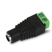 China Solderless Female DC Power Plug Connector 5.5x2.5mm 5.5x2.1mm 12V 24V for CCTV Camera LED Strip for sale
