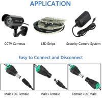 China Solderless DC Power Plug Connector 5.5x2.5mm 5.5x2.1mm Male Jack Adapter 12V 24V for CCTV Camera LED Strip for sale