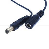 China DC Power Extension Cable 5.5x2.1mm Male to Female 12V 2A 1m for CCTV Camera for sale