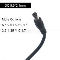 China Custom 16AWG DC Power Extension Cable 5.5x2.1mm Male to Male 12V for CCTV for sale