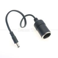 China 120W 12V 10A Car Cigarette Lighter Female Socket to DC 5.5x2.1mm Male Power Charger Cable 30cm for sale