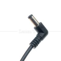 China 12V 24V Male to Male DC Angled Plug Jack Connector 5.5x2.1mm Power Supply Extension Wire Cables for sale