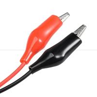 China 30cm DC 5.5x2.1mm Male Female to Dual Alligator Clips Power Supply Cable 22AWG for sale