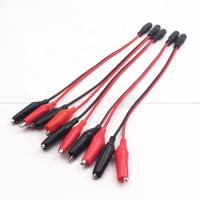 China 30cm DC 5.5x2.1mm Male Female to Dual Alligator Clips Power Supply Cable 22AWG for sale