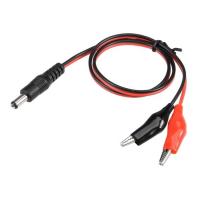 China 30cm DC Barrel Jack 5.5x2.1mm Male Female to Dual Alligator Clips Power Supply Cable for CCTV Camera for sale