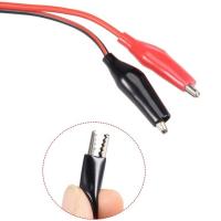 China 30cm DC Barrel Jack 5.5x2.1mm Male Female to Dual Alligator Clips Power Supply Cable for CCTV Camera for sale