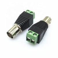 China Solderless BNC Female Male Connector Adapter for CCTV Camera Monitor Video Recorder - Zinc Alloy PVC Construction for sale