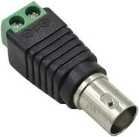 China Solderless BNC Female Male Connector Adapter for CCTV Camera Monitor Video Recorder - Zinc Alloy PVC Construction for sale