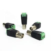 China Solderless BNC Female Male Connector Adapter for CCTV Camera Monitor Video Recorder - Zinc Alloy PVC Construction for sale