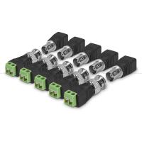China Solderless BNC Connector Power Adapter - Male/Female CCTV Camera Video Monitor 200+ Worker Factory for sale