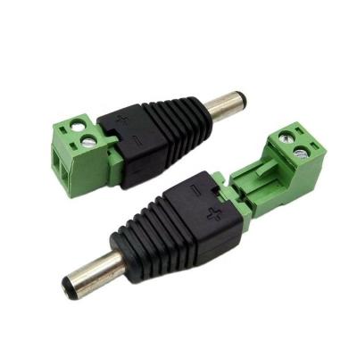 China Solderless DC Power Plug Connector 5.5x2.1mm Male Female 12V 5A for CCTV LED Strip for sale