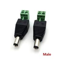 China Solderless DC Power Plug Connector 5.5x2.1mm Male Female 12V 5A for CCTV LED Strip for sale