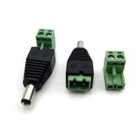 China Solderless DC Power Plug Connector 5.5x2.1mm Male Female 12V 5A for CCTV LED Strip for sale