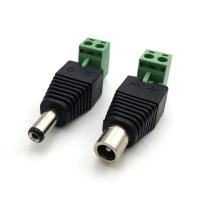 China Solderless DC Power Plug Connector 5.5x2.1mm Male Female 12V 5A for CCTV LED Strip for sale