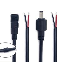 China IP68 Waterproof DC Power Extension Cable Male Female Screw Locking 1m 2m 3m 5m OEM for sale