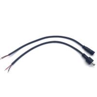 China IP68 Waterproof DC Power Extension Cable Male Female Screw Locking 1m 2m 3m 5m OEM for sale