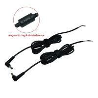 China 90 Degree Right Angle DC Barrel Jack Male to Open Pigtail Power Cable 5.5x2.1mm 1m for sale