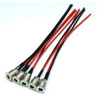 China Threaded Female Mount DC099 Barrel Jack Socket 10A 5.5x2.1mm DC Power Adapter Tinnned Wire End Cable for sale