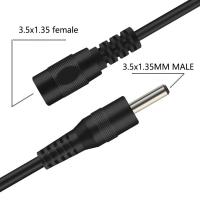 China Male to Female 3.5x1.35mm DC Power Extension Cable 1m for CCTV Camera Power Bank for sale