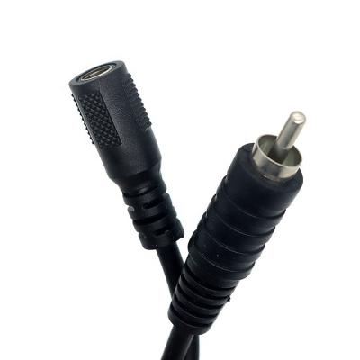 China RCA Male to DC 5.5x2.1 5.5x2.5 3.5x1.35mm Female Plug Barrel Jack 12V Power Cable for sale