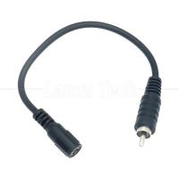 China RCA Male to DC 5.5x2.1 5.5x2.5 3.5x1.35mm Female Plug Barrel Jack 12V Power Cable for sale