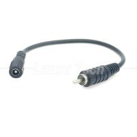 China RCA Male to DC 5.5x2.1 5.5x2.5 3.5x1.35mm Female Plug Barrel Jack 12V Power Cable for sale